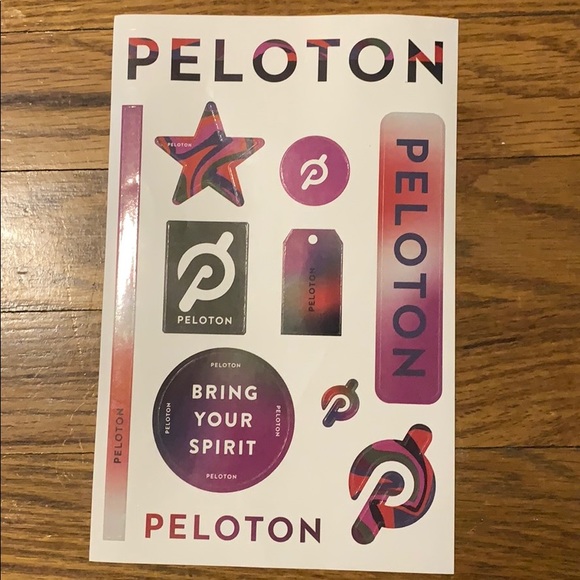 Peloton | Accents | Peloton Stickers One Sheet 1 Stickers | Poshmark